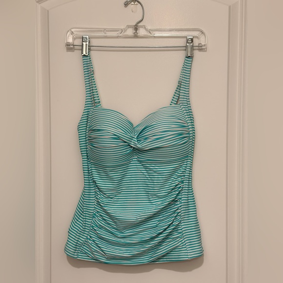 bond-eye | Swim | Bondeye Striped Tankini Swimsuit Green White 8 | Poshmark